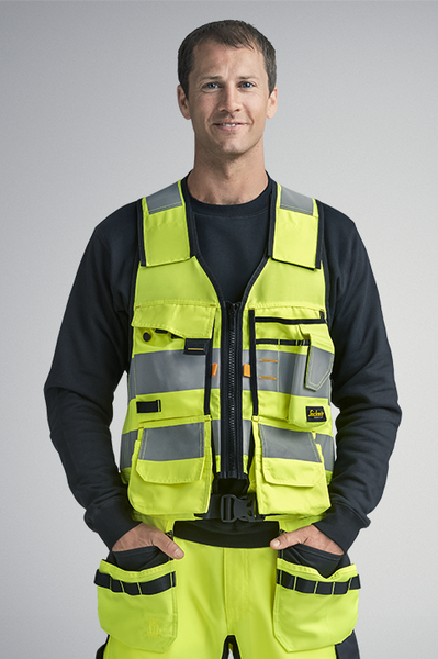 Snickers AllroundWork High-Vis Toolvest 4230, Class 1 – Euro Workwear ...